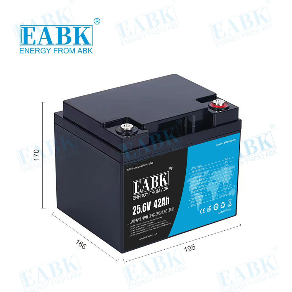 25.6v 40ah Lithium Iron Phosphate Battery - Ebak Battery